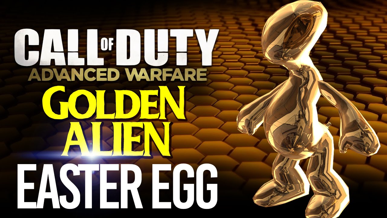 ADVANCED WARFARE: GOLDEN ALIEN EASTER EGG! - YouTube