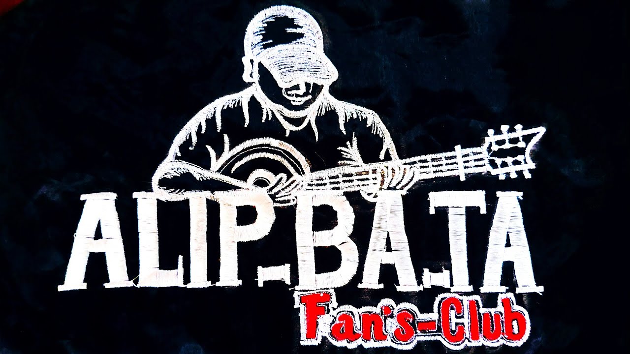 Cara melukis LOGO ALIP BA TA dengan mesin bordir manual - YouTube