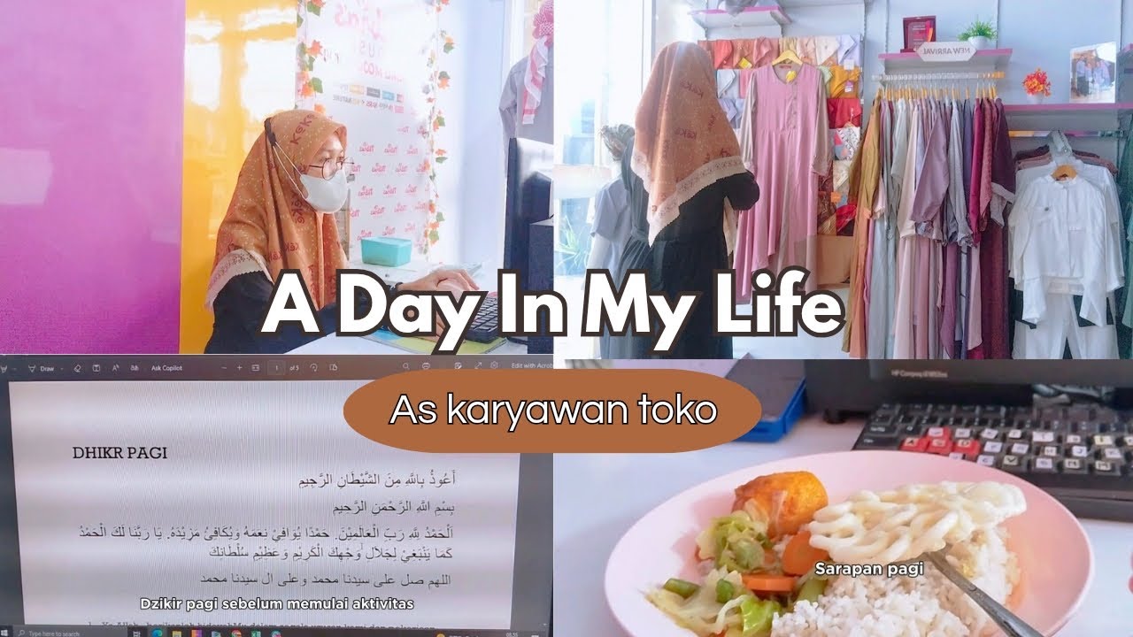 A Day In My Life As Karyawan Toko || Mini vlog Keseharian jadi karyawan ...