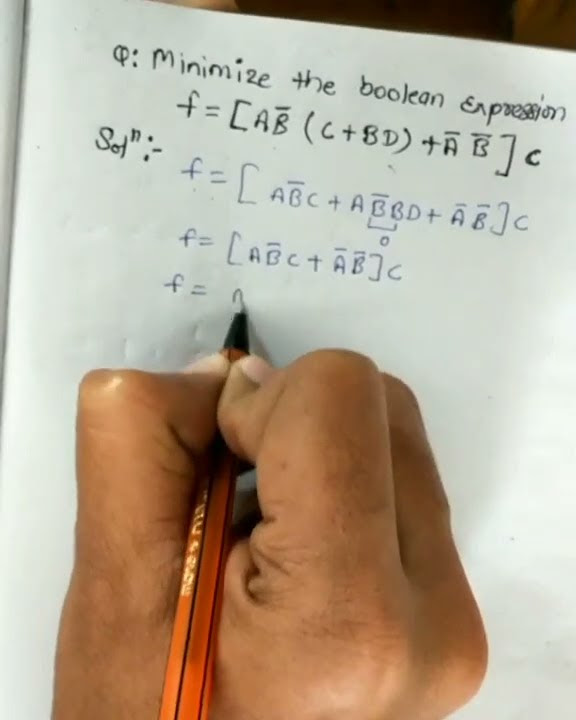 Boolean Algebra Minimization Practice-10 - YouTube