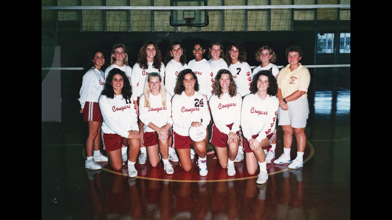 Cardinal Mooney 1990 Volleyball Team Warmup - YouTube