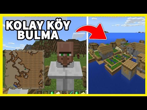 Minecraft Kolay Köy Nasıl Bulunur %100