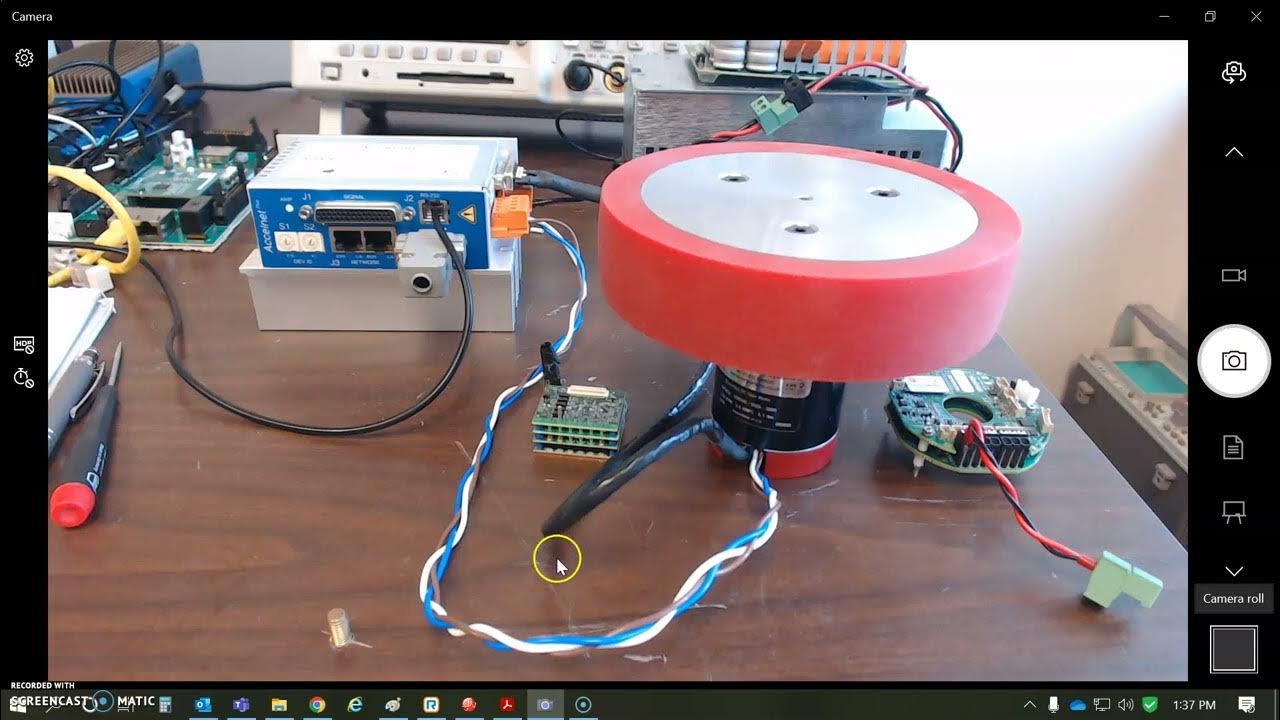 AGV Wheel Motor ElectroCraft PW52-600V48 and Copley drives. - YouTube