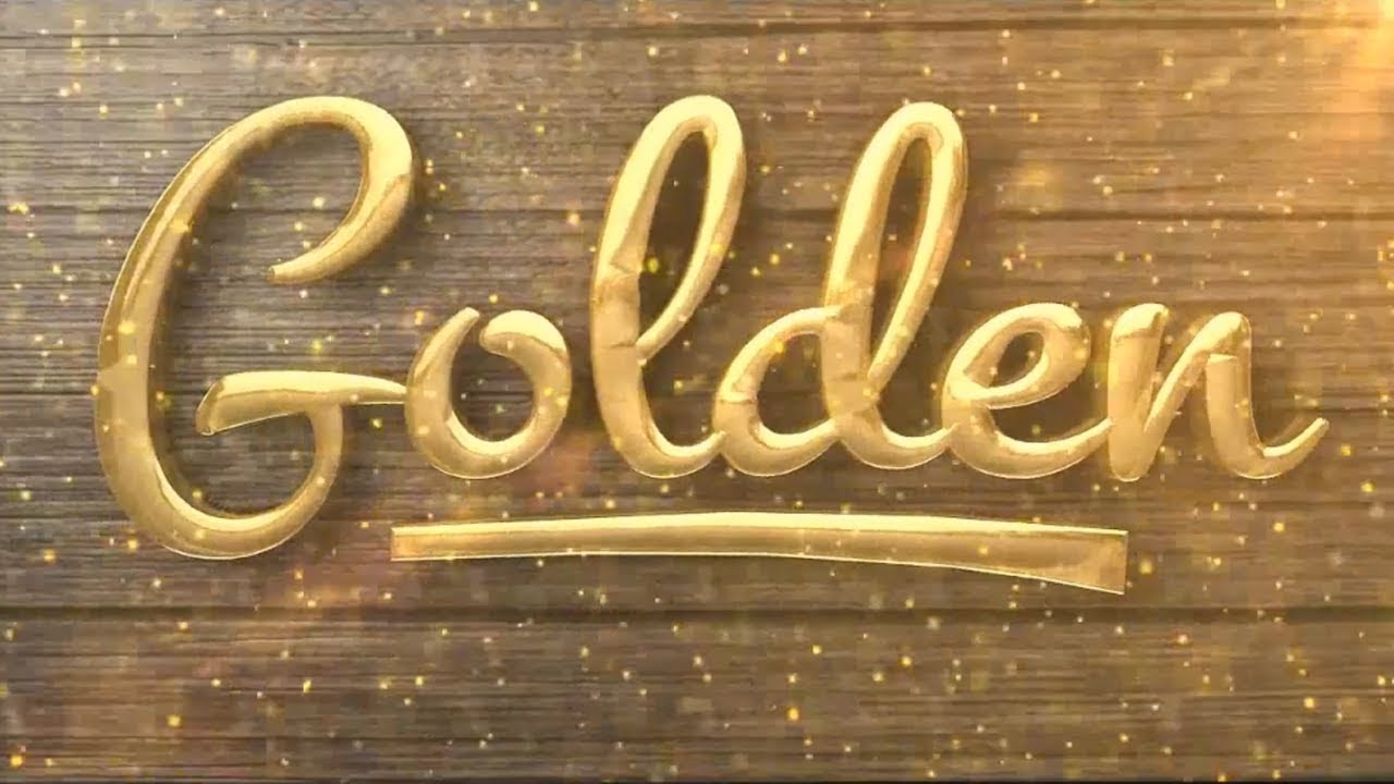Cinema 4D Tutorial - Stylish golden logo animation - YouTube