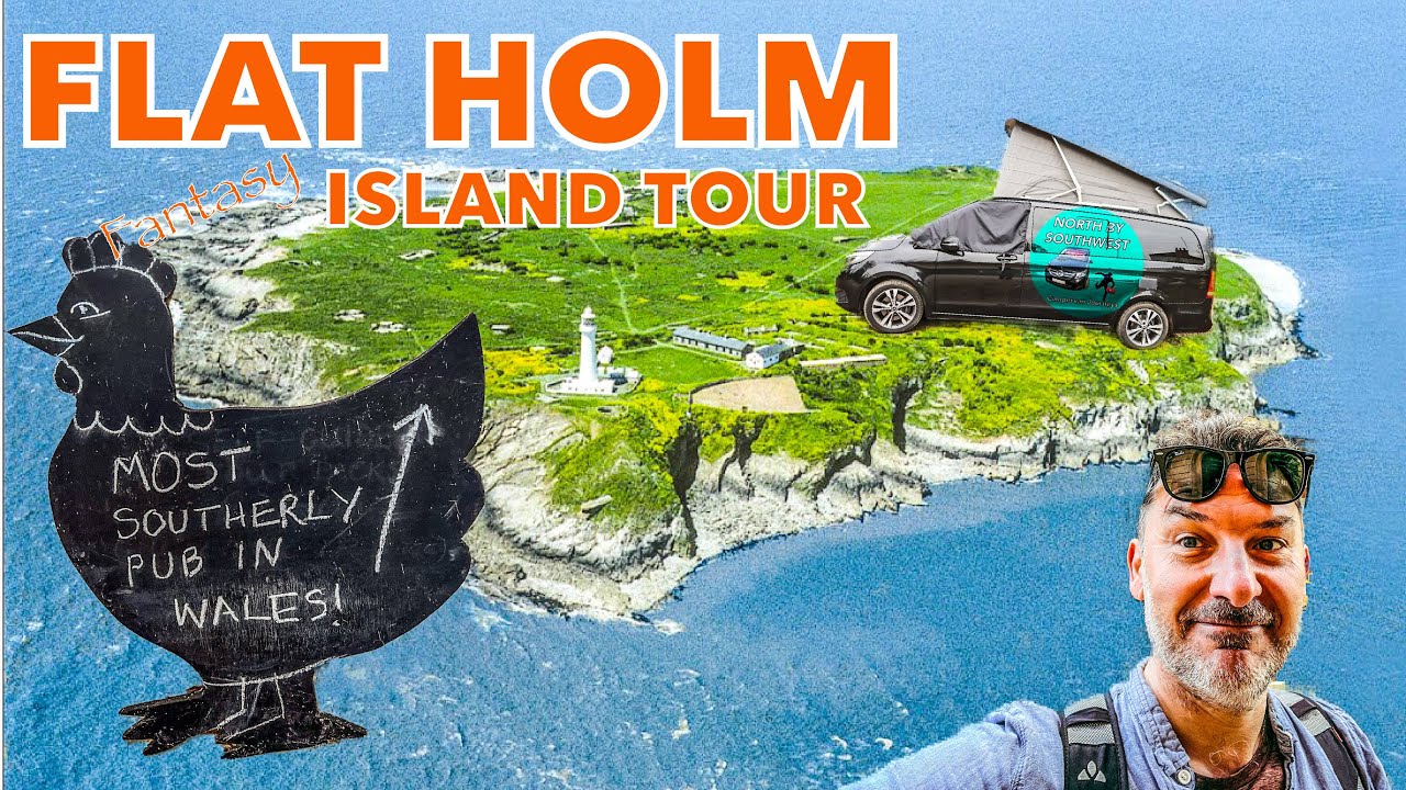 FLAT HOLM- Fantasy Island Tour - YouTube