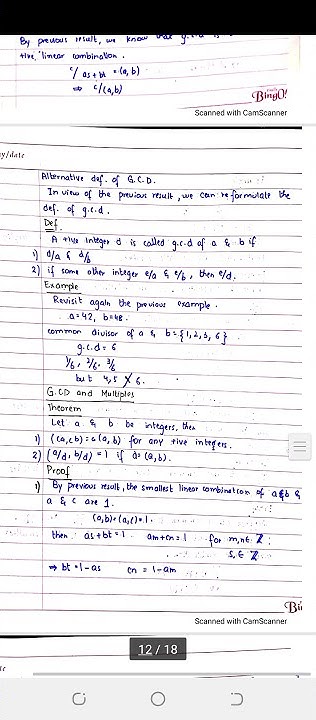 Relatively prime number,gcd and lcm in number theory - YouTube