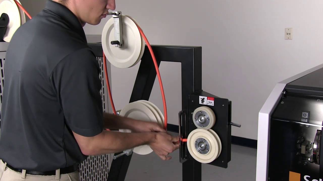 LINTECH: derouleurs motorisés SCHLEUNIGER PF3300,PF4300 & PF4800 - YouTube