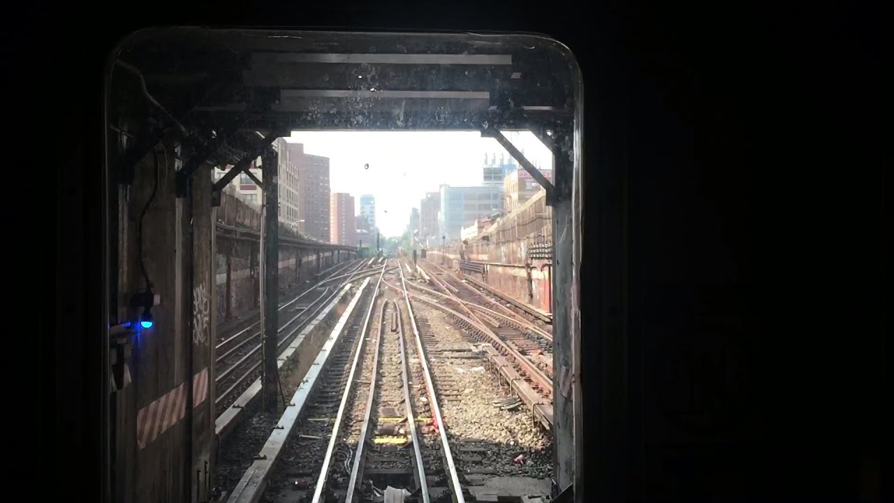 NYC Subway HD 60fps: Bombardier R62A 1 Train Railfan Cab Window (242nd ...