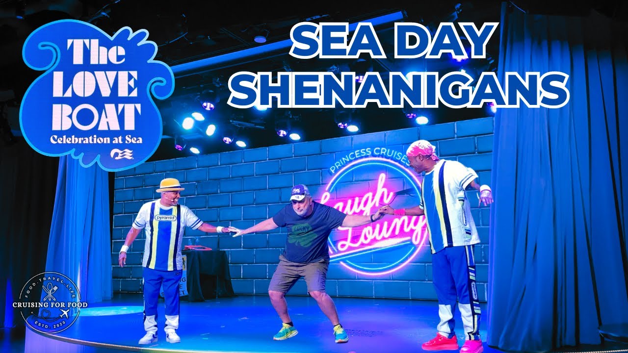 FIRST SEA DAY! LOVE BOAT CRUISE 2024 | ENCHANTED PRINCESS - YouTube