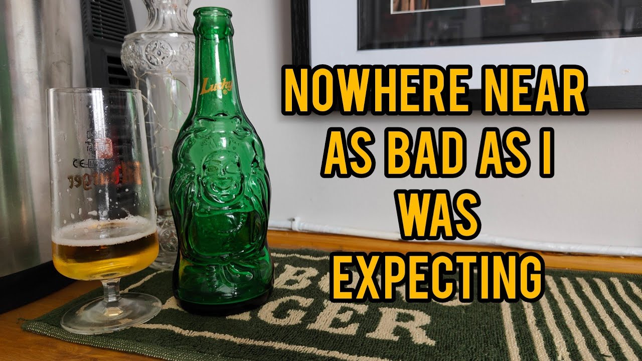 Lucky Buddha lager 4.8% - Cheerday brewery - review No. 1120 - YouTube