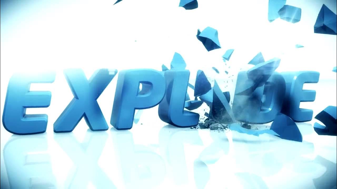 Explode (Cinema 4D Shatter, Fracture, Destruction) [Download AE+C4D Project] - YouTube