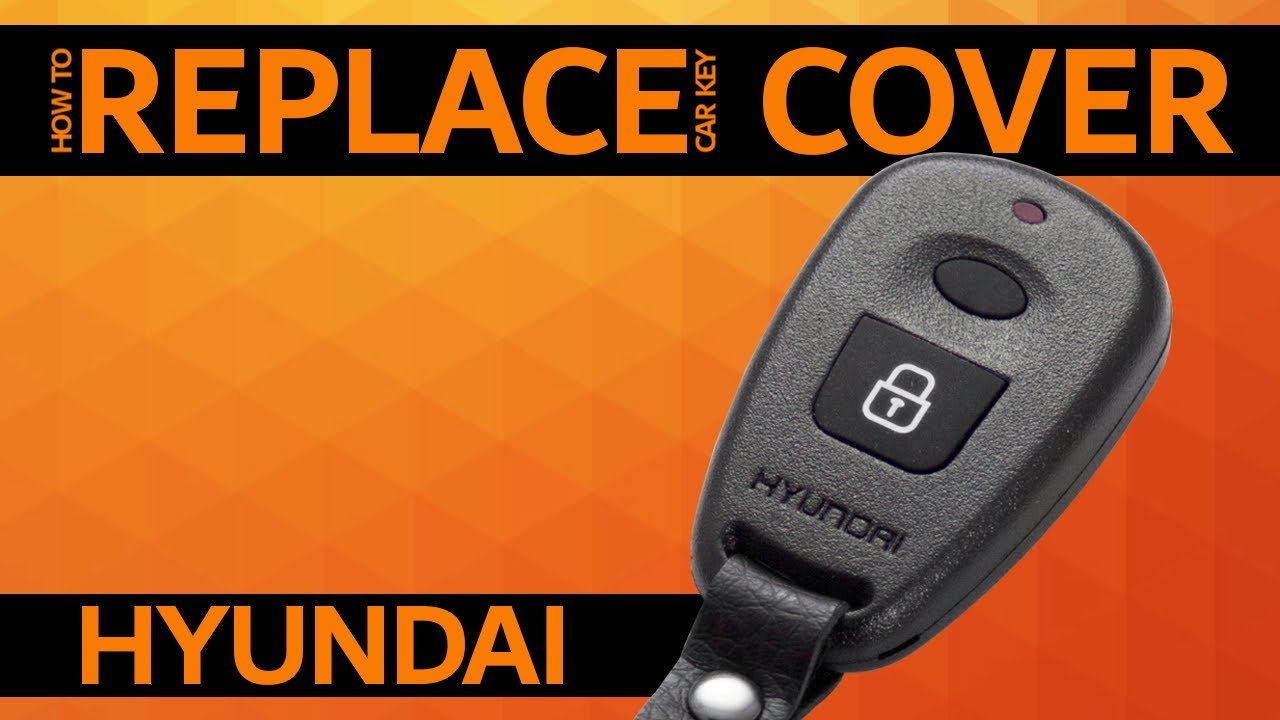 Hyundai - How to replace car key cover - YouTube