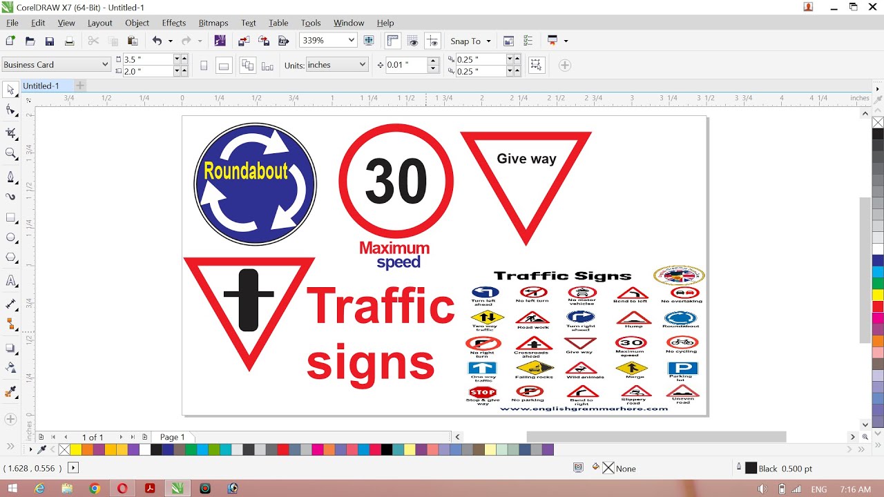 road signage making - YouTube