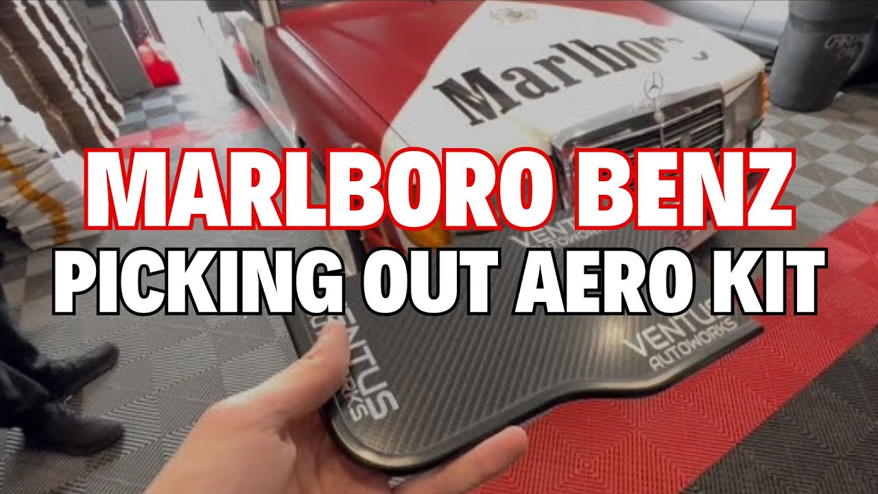 Custom Aero Kit For The Marlboro Benz w124 From Our Sponsor ! - YouTube