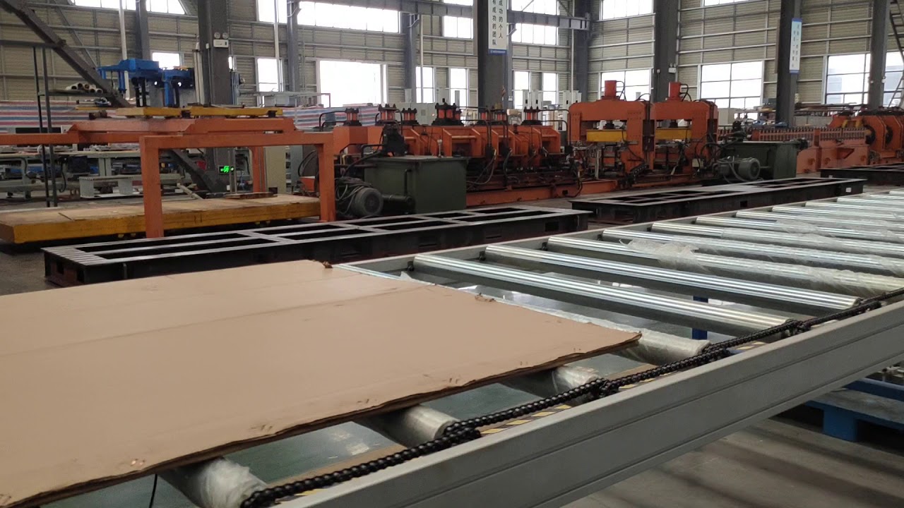 Refrigerator Packing Carton Box Automation Device by KCM Machine - YouTube