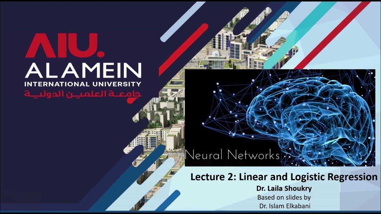 NN Lec 2 Part 1: Linear Regression and Linear Least Squares Review - YouTube