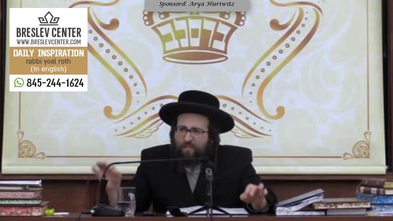 Rabbi Yoel Roth - The #1 thing in marriage is peach and love - YouTube