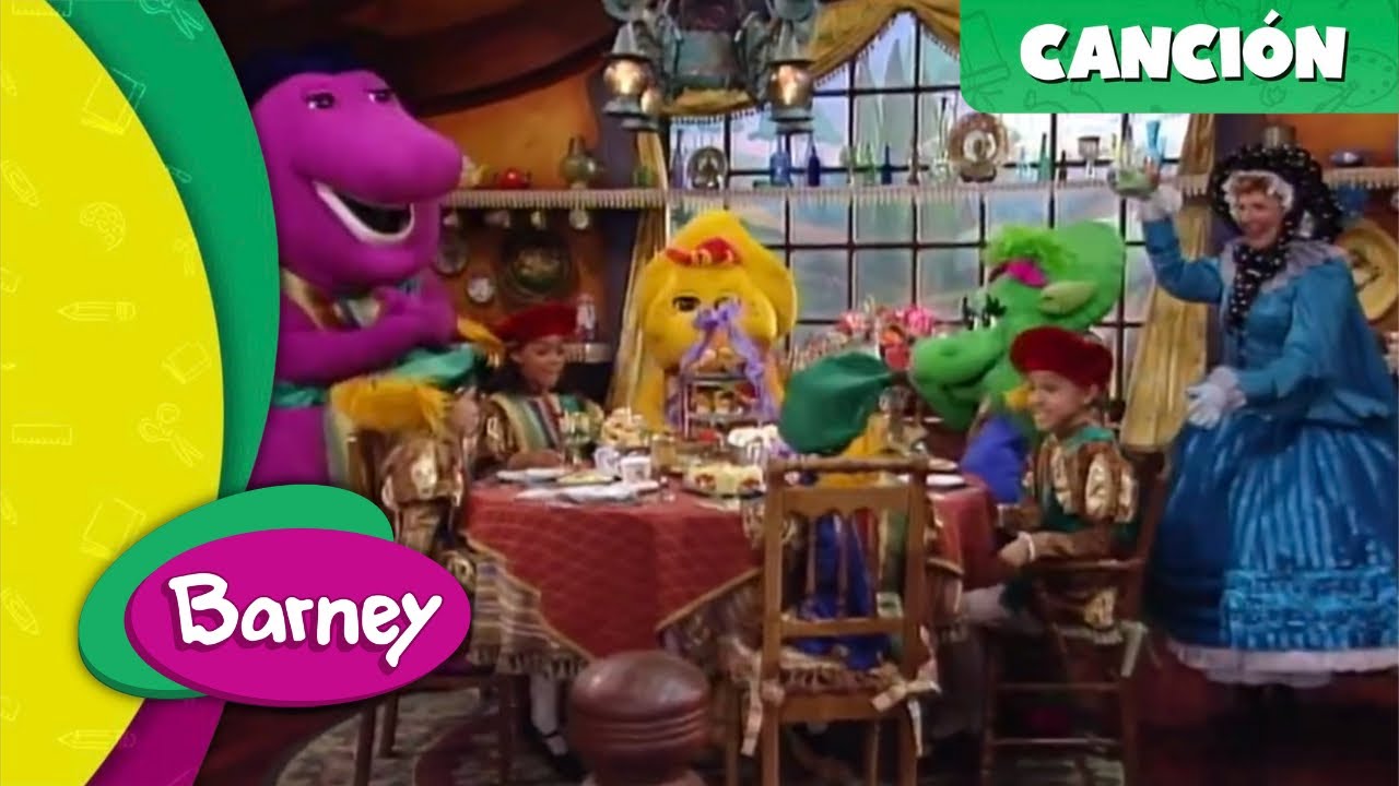 Barney Canciones | Melodías de la fiesta de té - YouTube