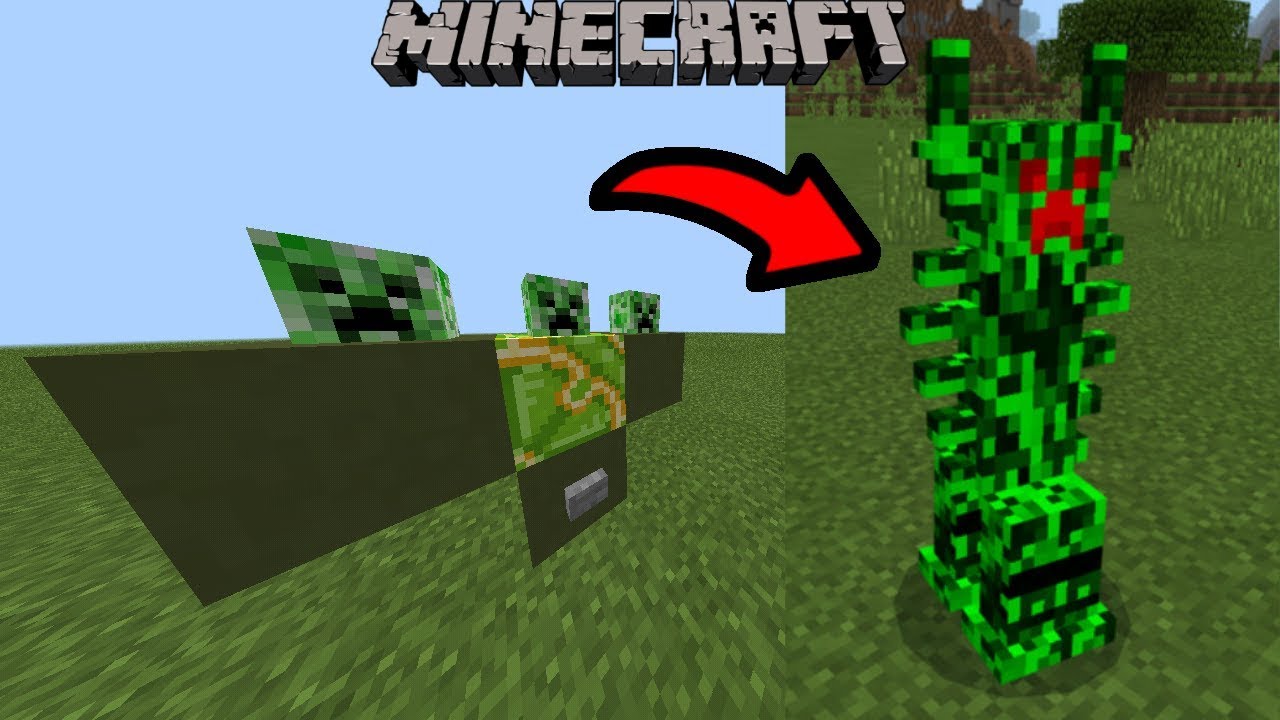 วิธีอัญเชิญ-ปีศาจ ครีปเปอร์ -มายังโลกของมายคราฟ | Minecarft PE Spawn ...