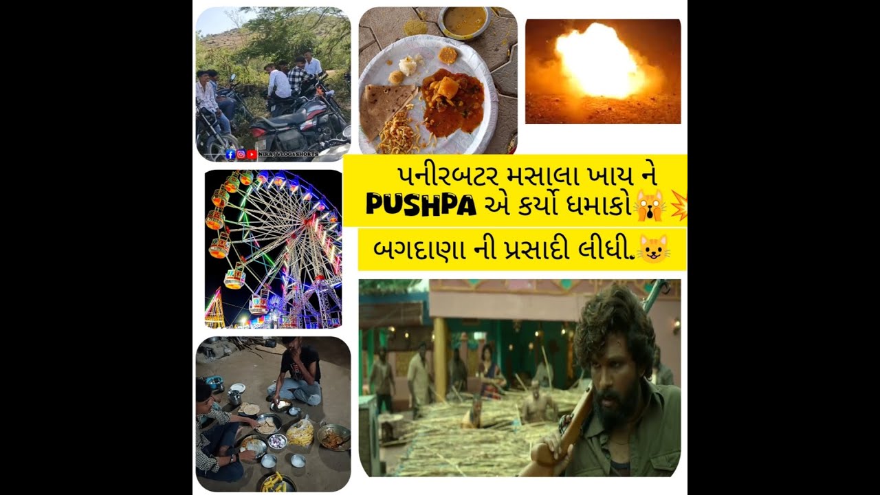 બગદાણા પ્રસાદી લયને ઘરે આવી ને બનાવ્યું પનીરબટર 🍲😋મસાલા.#pushpa એ કર્યો ...