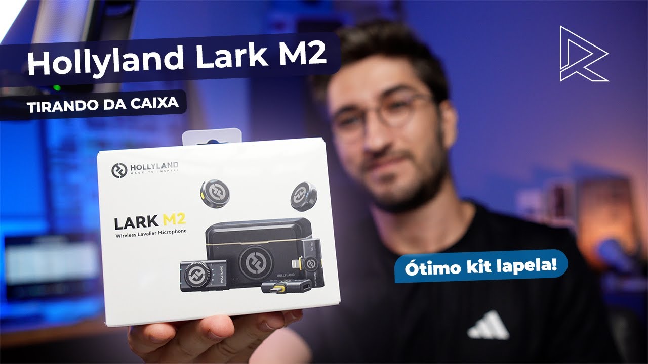 Tirando da Caixa o Hollyland Lark M2, Kit sensacional! - YouTube