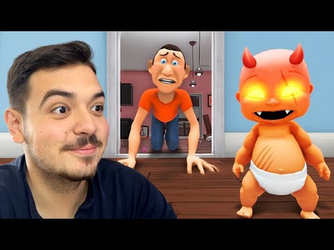 KÖTÜ BEBEK OLDUM!BABAM EVDEN ATTI | Who's Your Daddy