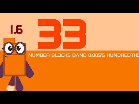 number blocks band 0.005's hundredths 33 - YouTube