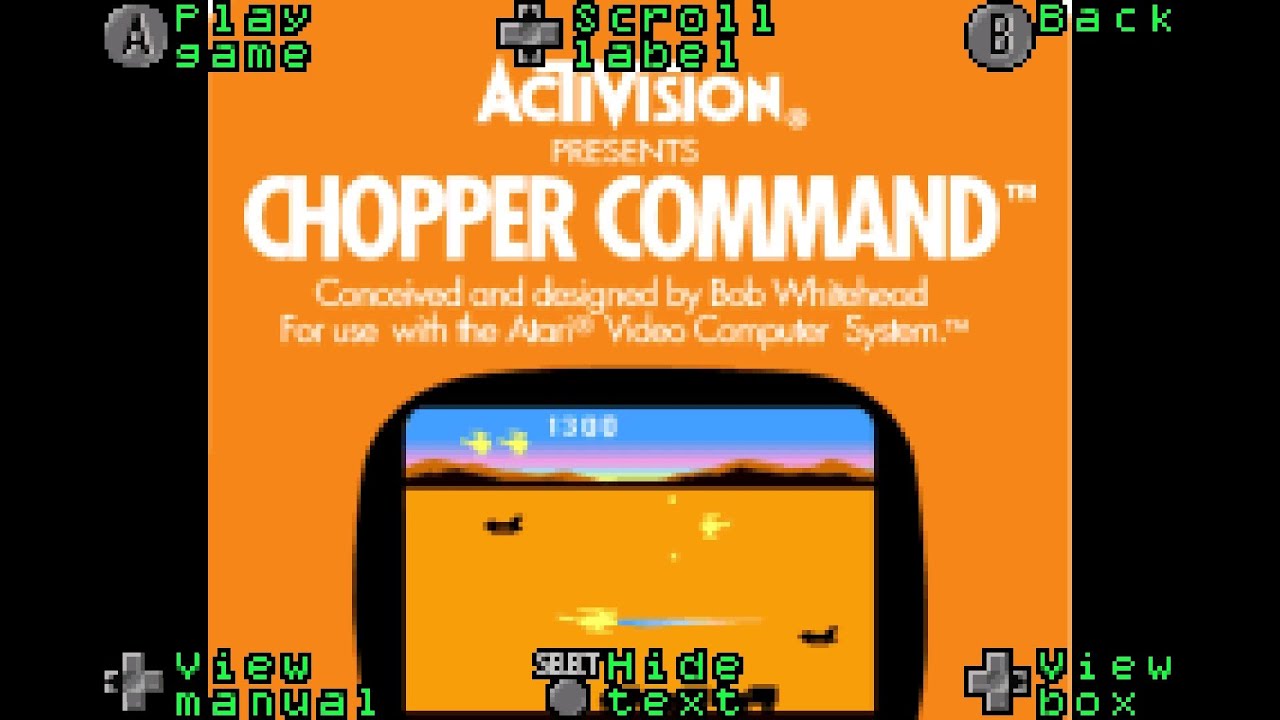 Activision Anthology [Chopper Command] (2003) | GBA | High Score Hunter ...