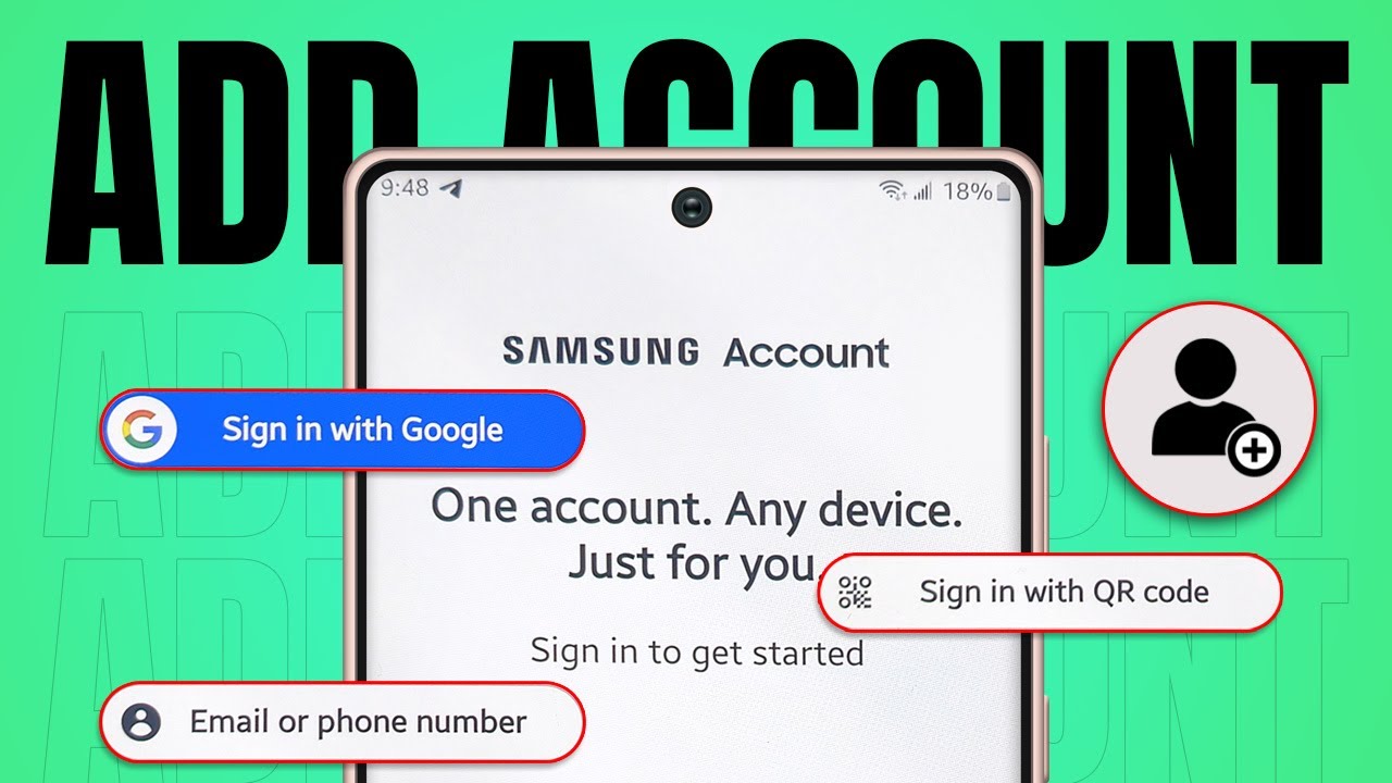 How To Add Samsung Account To Samsung Phones | Link Samsung ID With ...