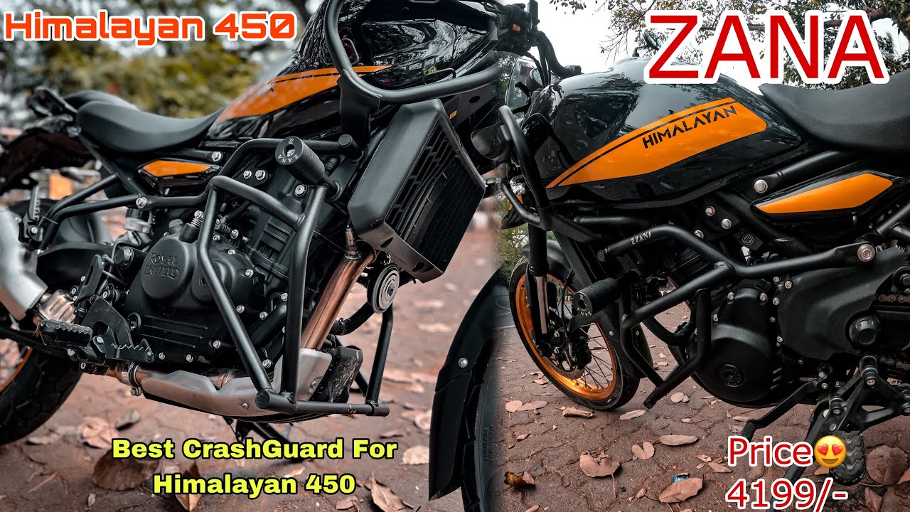 Finally Best Crash Guard For Himalayan 450 By Zana | Himalayan 450 ...