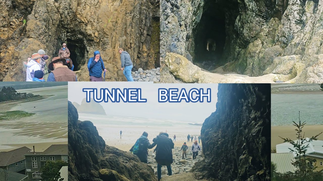 Discover the Unique Tunnel Beach on the Oregon Coast - YouTube