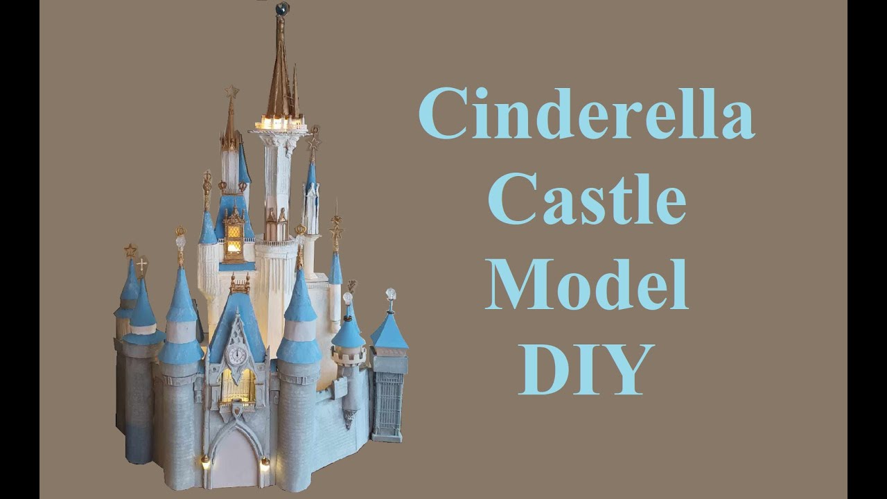 Building a miniature Cinderella Castle - YouTube