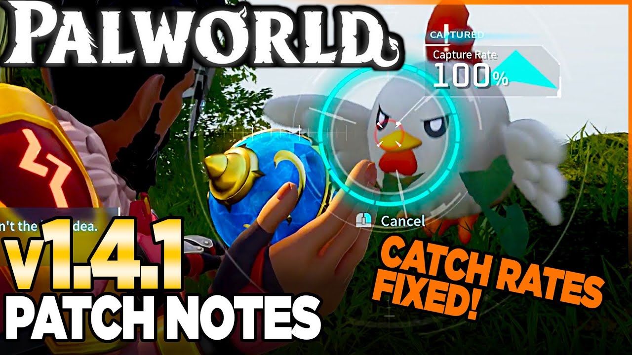 Increased Catch Rates FIXED in Palworld Patch V 1.4.1 - YouTube