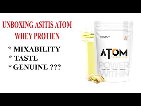 Asitis Atom Whey Protein Unboxing l Review l RED BLACK l - YouTube