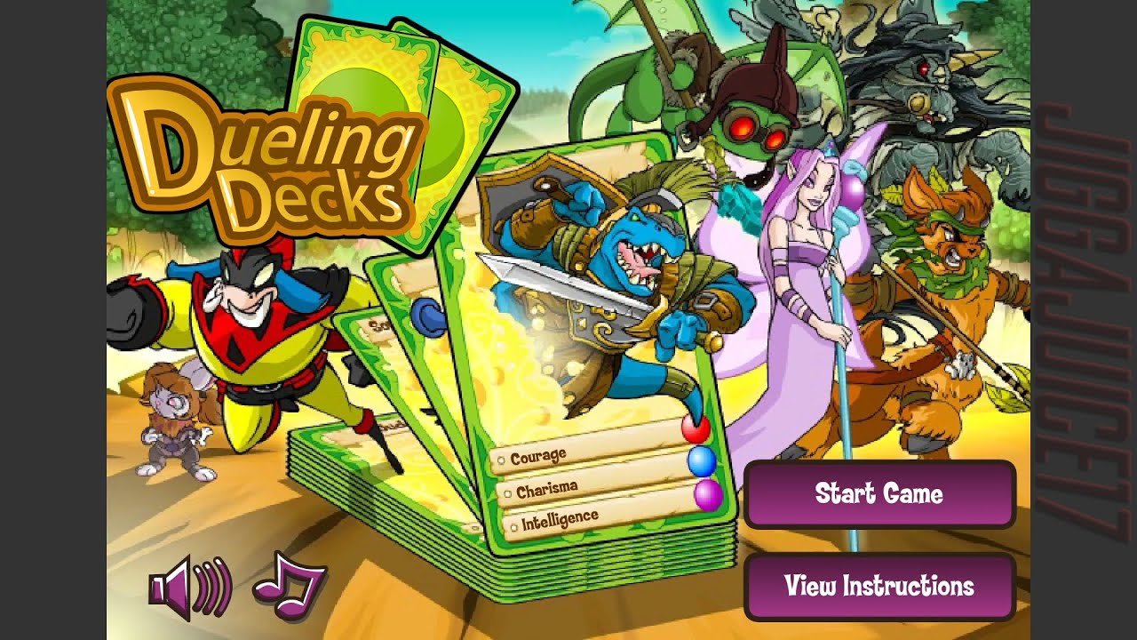 Dueling Decks Flash Game by Neopets (No Commentary) - YouTube