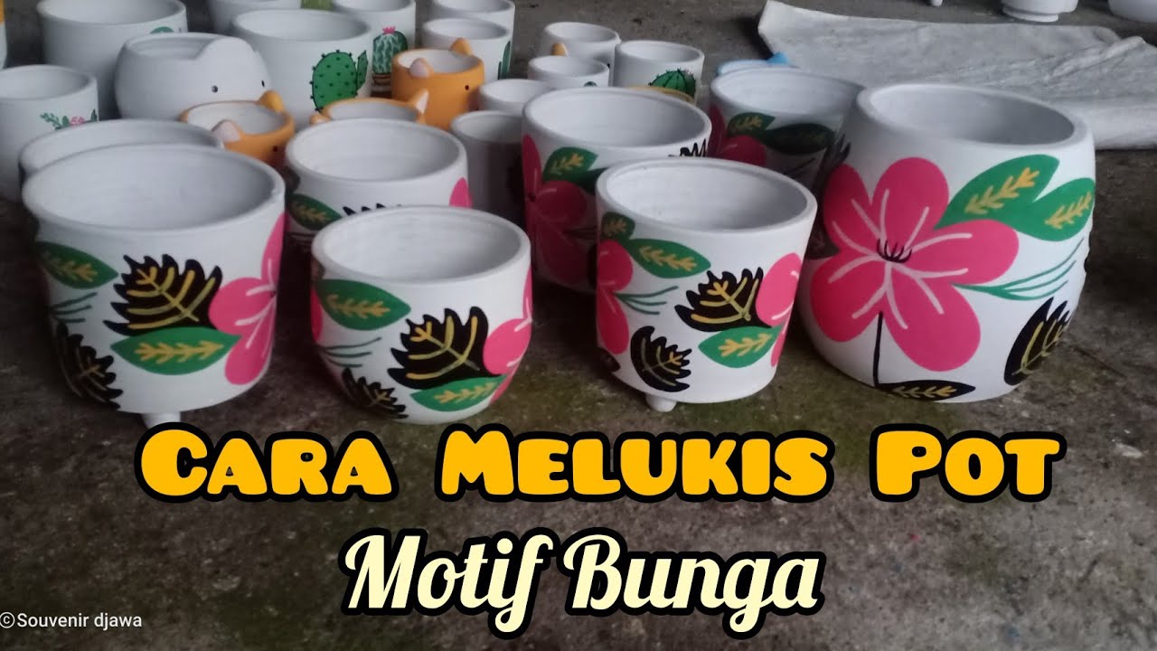 cara melukis pot bunga - Nathan Metcalfe