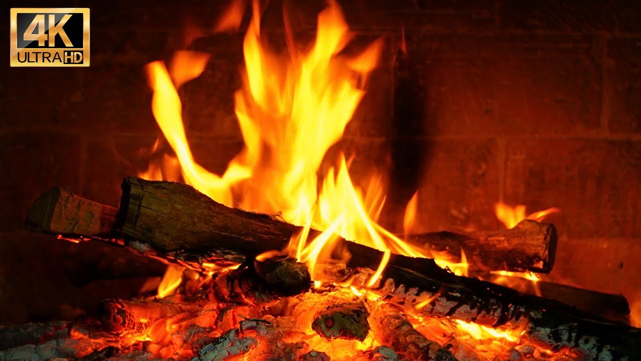 🔥 Autumn Firelight | Cozy 4K Crackling Logs & Relaxing Sounds 🍂 - YouTube