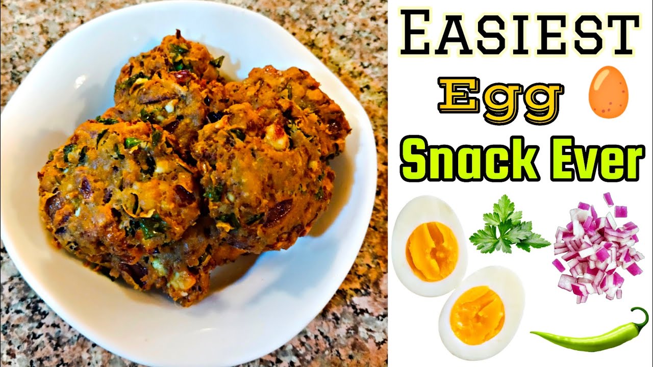 EASIEST EGG SNACKS RECIPE | EGG SNACK। EASY SNACKS RECIPE | # ...