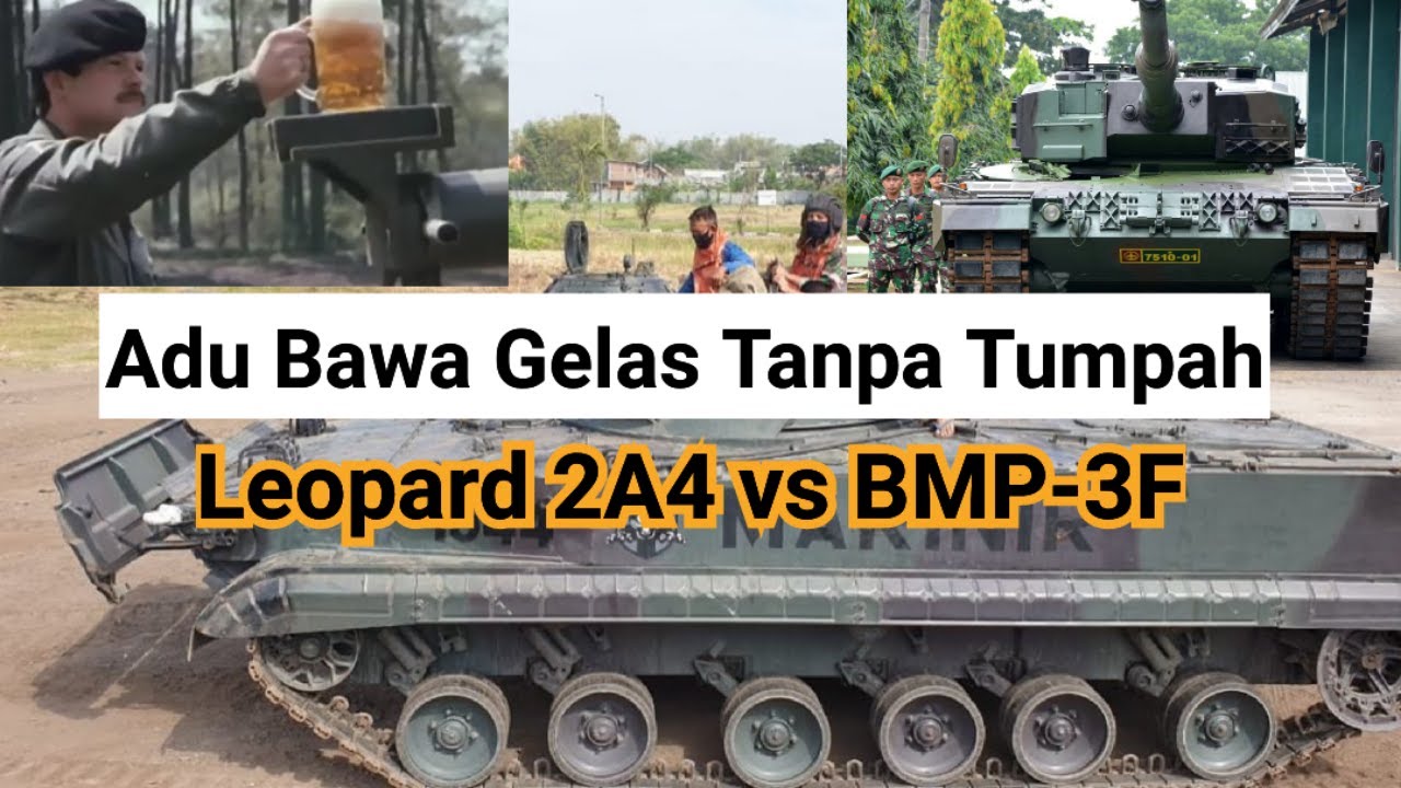 Gun Stabilization Test - MBT Leopard 2A4 versus IFV BMP-3F - YouTube