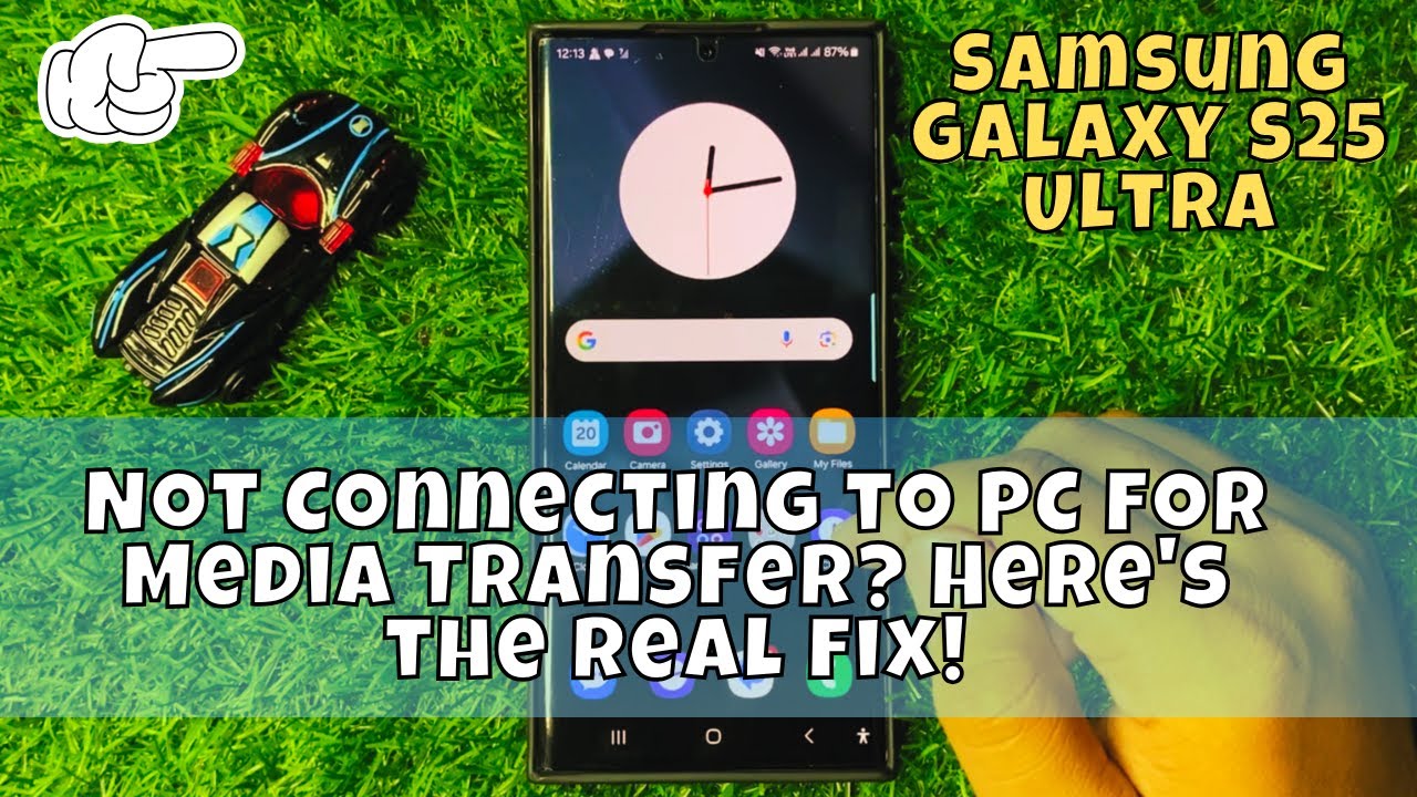 Samsung S25 Ultra Not Connecting to PC for Media Transfer? Here's the real fix! (Tutorial) - YouTube