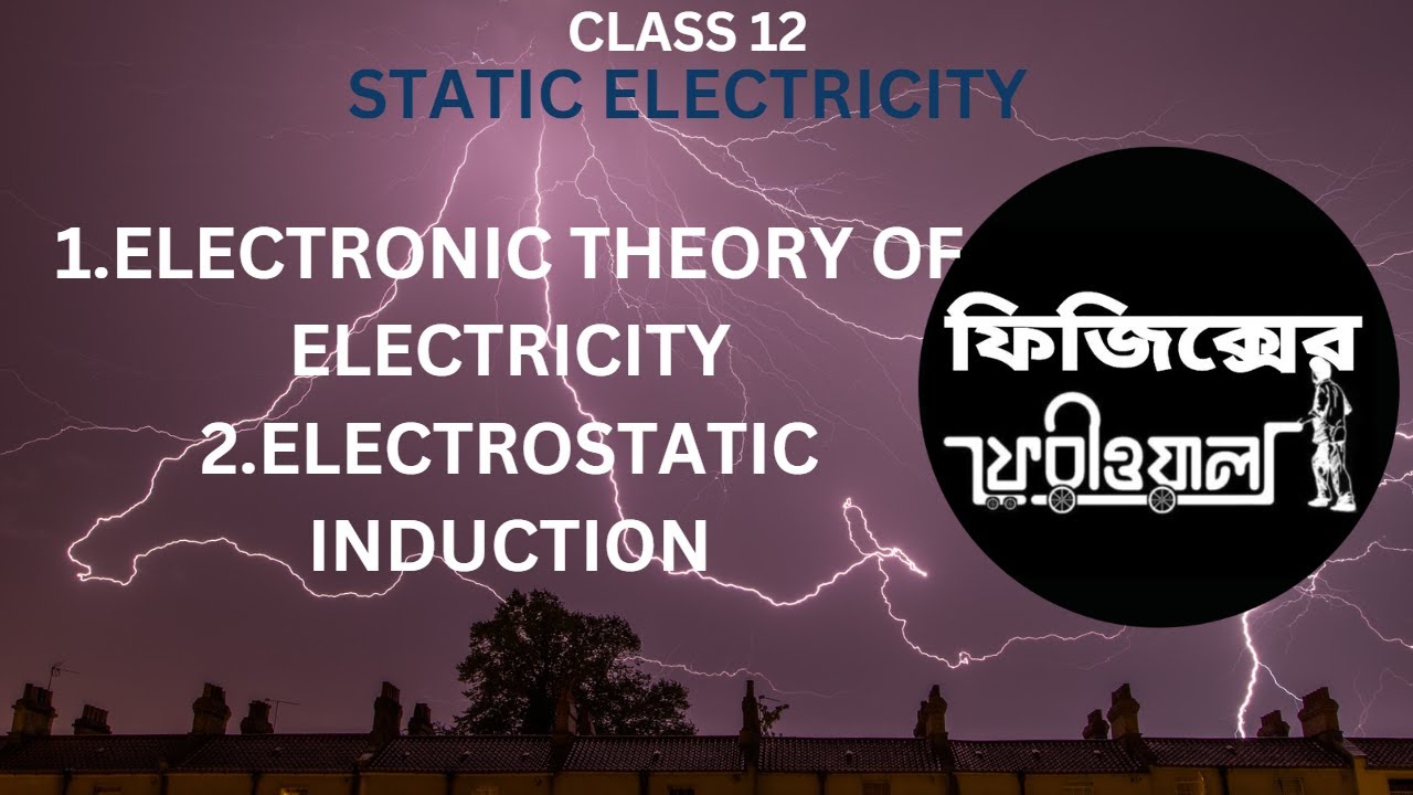 ELECTRONIC THEORY OF STATIC ELECTRICITY | ELECTROSTATIC INDUCTION ...