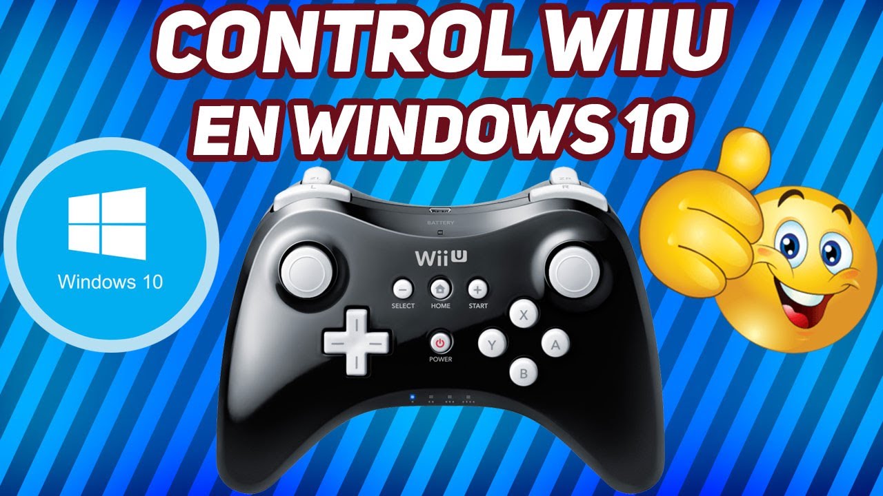 Tutorial Usar Control de WiiU en tu PC con Windows 10 Actualizado - YouTube