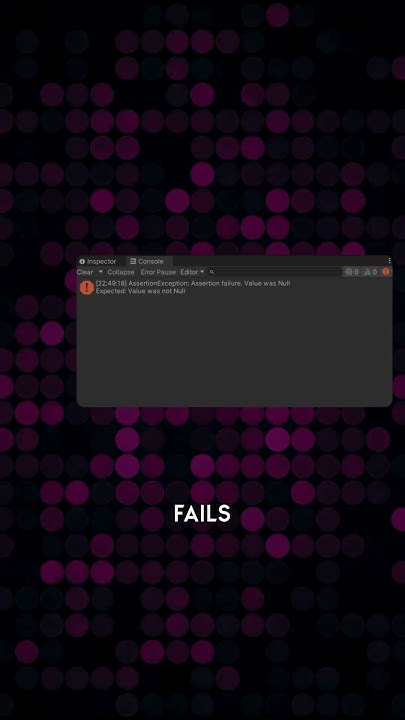 Assert Your Code Unitytips Youtube