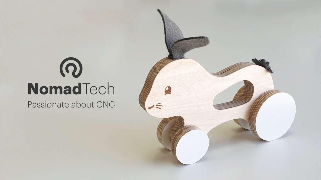 RED FOX CNC y Oku Desk - Conejito de juguete - YouTube