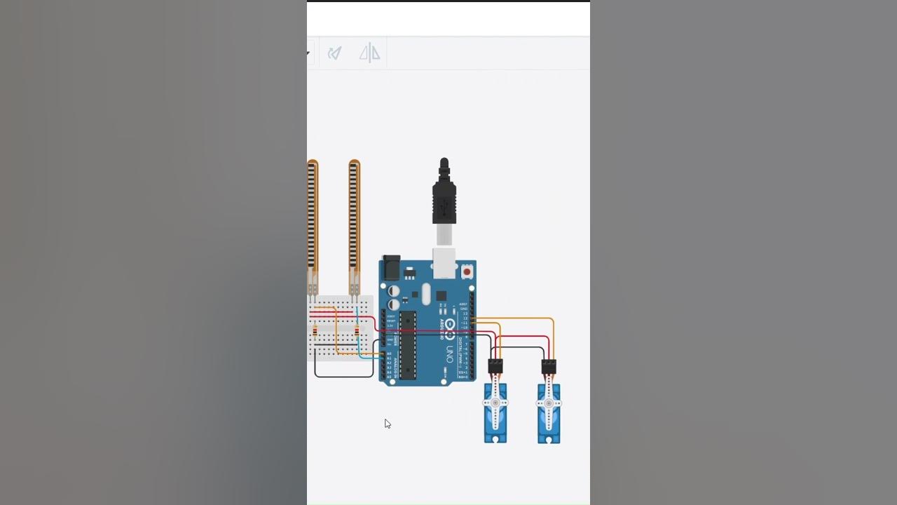 Flex-Powered Robotic Arm: Precision and Control! | Tinkercad | 60 ...