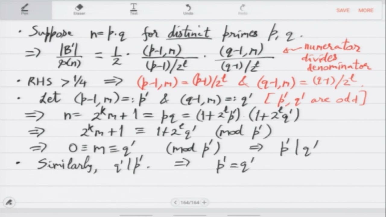 Deterministic primality test (AKS) and RSA cryptosystem - YouTube