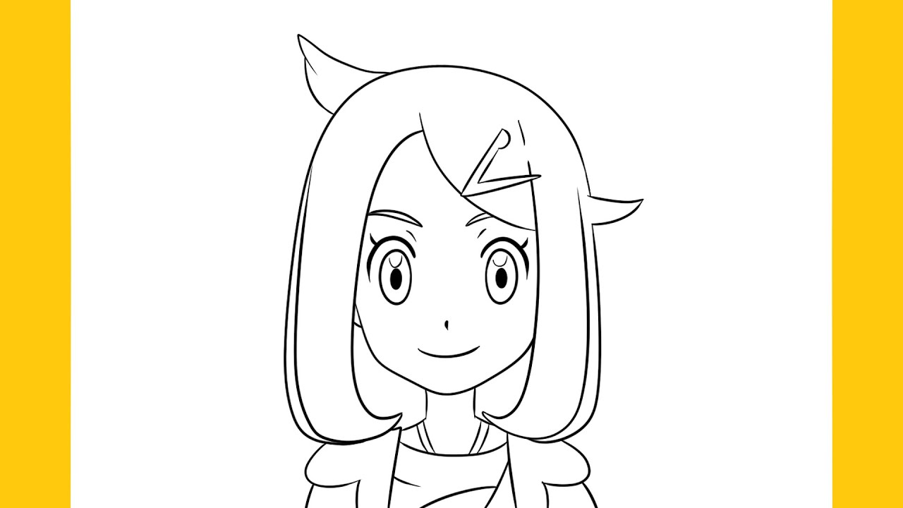 How to draw Liko with guidelines step by step (Pokémon Horizons: The ...
