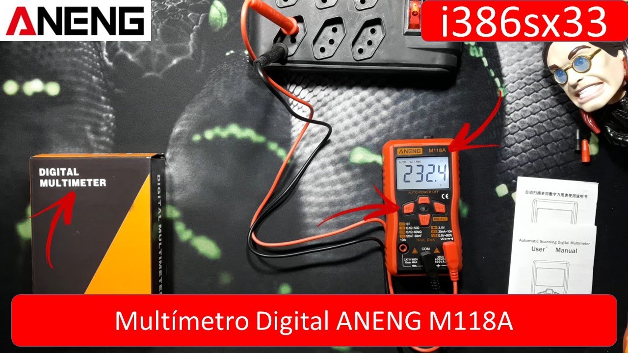Multímetro Digital ANENG M118A - YouTube