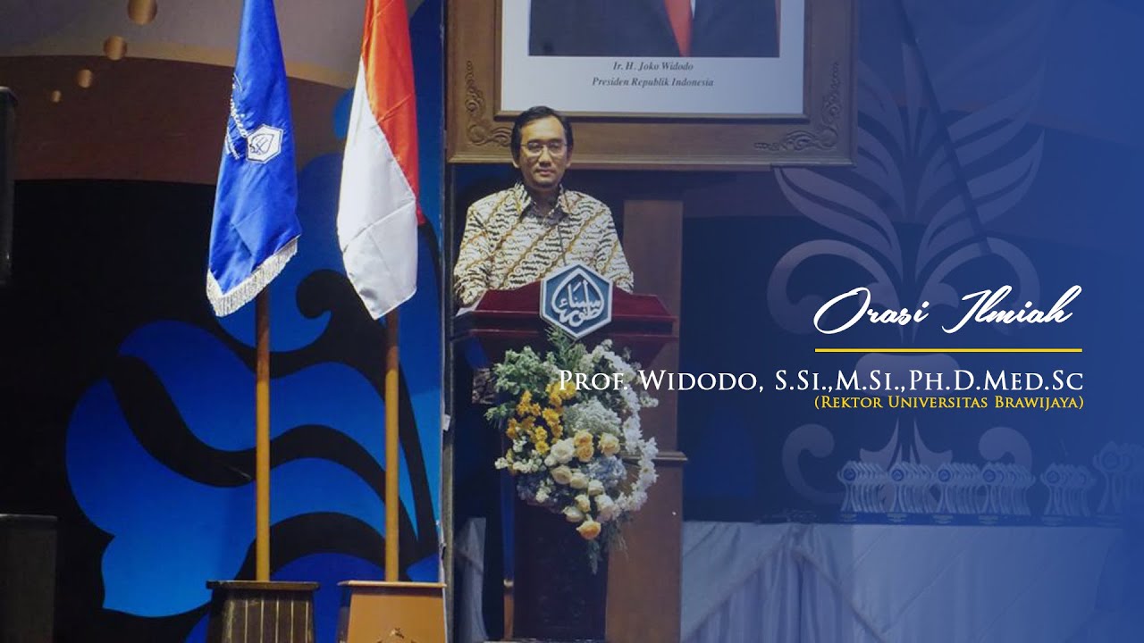 Orasi Ilmiah - Prof. Widodo, S.Si.,M.Si.,Ph.D.Med.Sc (Rektor ...