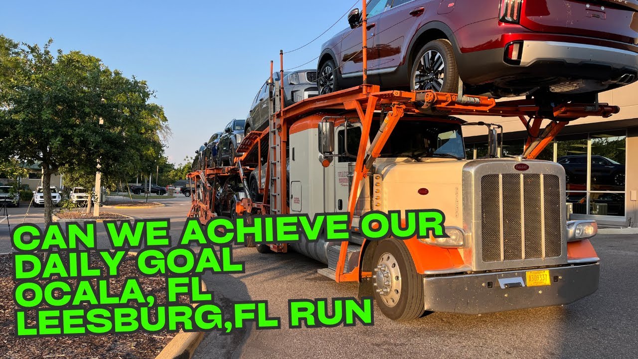 Ocala and Leesburg FL run. Running up against our 14 hour clock. # ...